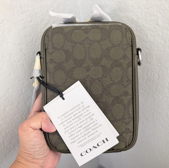 Coach | Bags | Nwt Coach Ch97 Stanton Crossbody Signature Jacquard ...